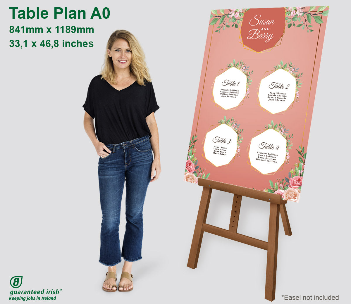 Wedding Table Plan | Printing Dublin ☘️ Fastest Turnaround in Ireland ...